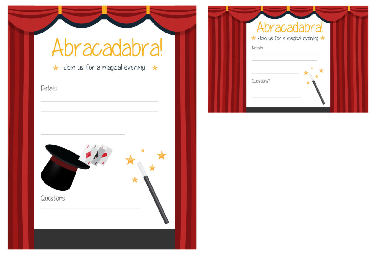 Abracadabra! How to throw a simple magic party for kids - My Silly Squirts