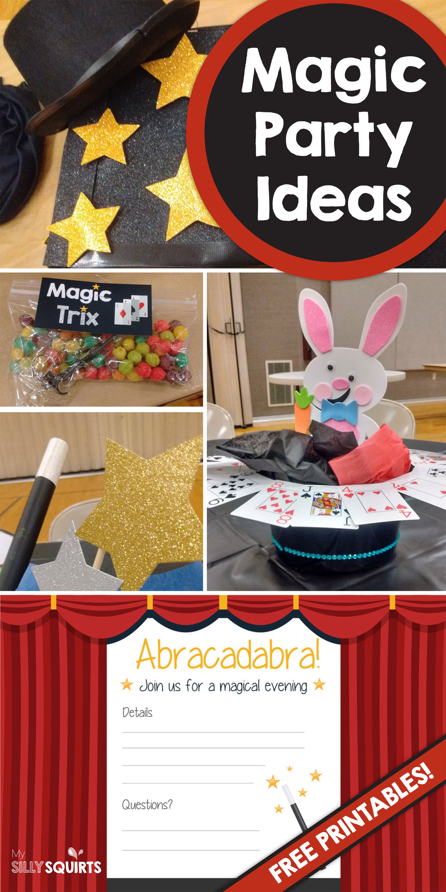 Abracadabra! How to throw a simple magic party for kids - My Silly Squirts