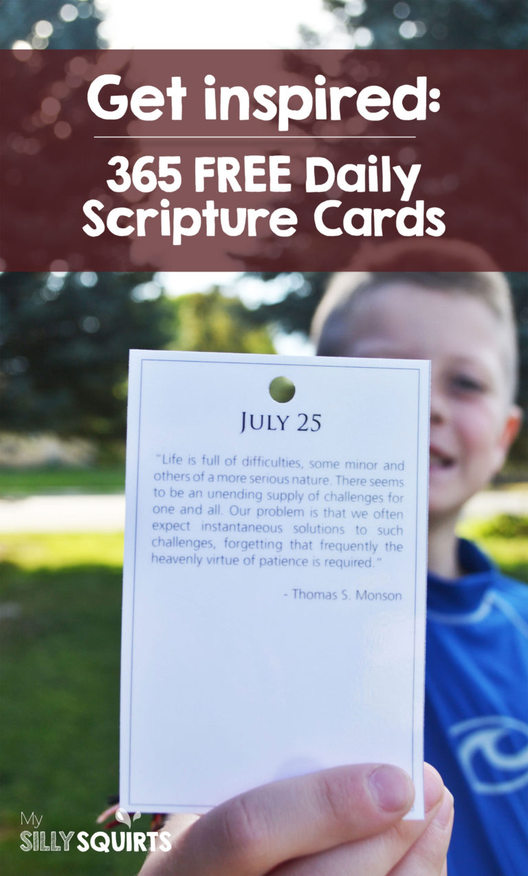 Get inspired by these 365 daily scripture memorization cards - My Silly ...