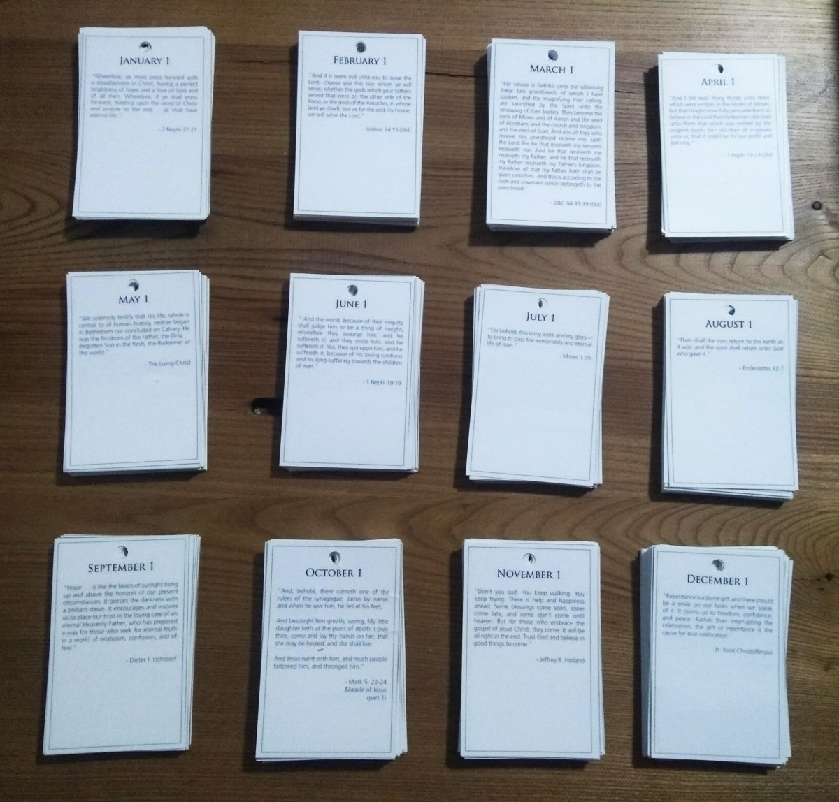 Get inspired by these 365 daily scripture memorization cards - My Silly ...