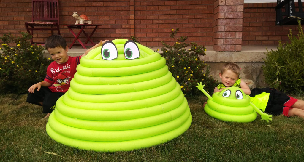 DIY life-size Blobby from Hotel Transylvania - My Silly Squirts