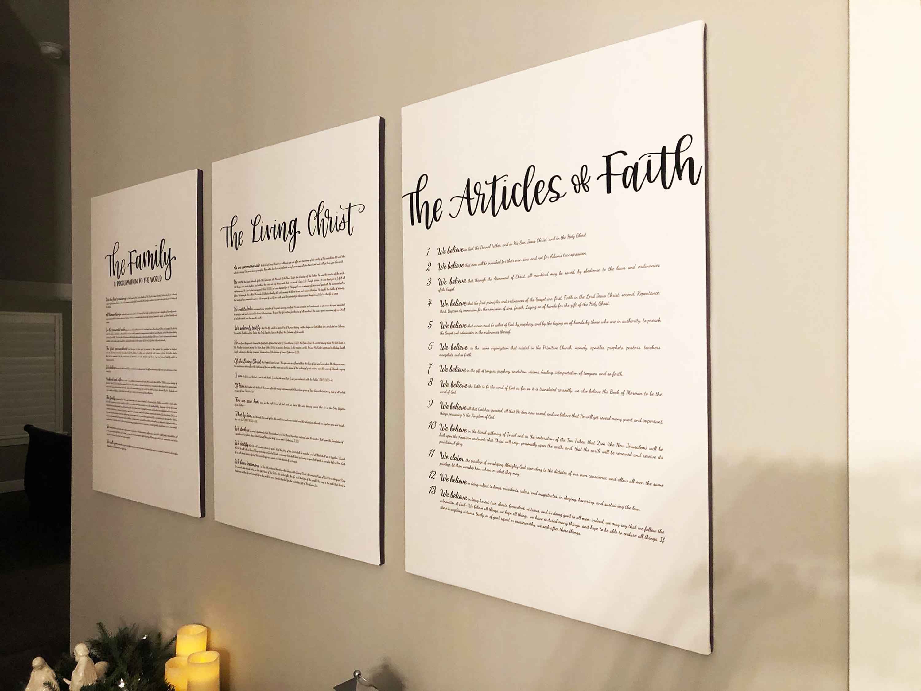 Free LDS poster prints perfect for your home - My Silly Squirts