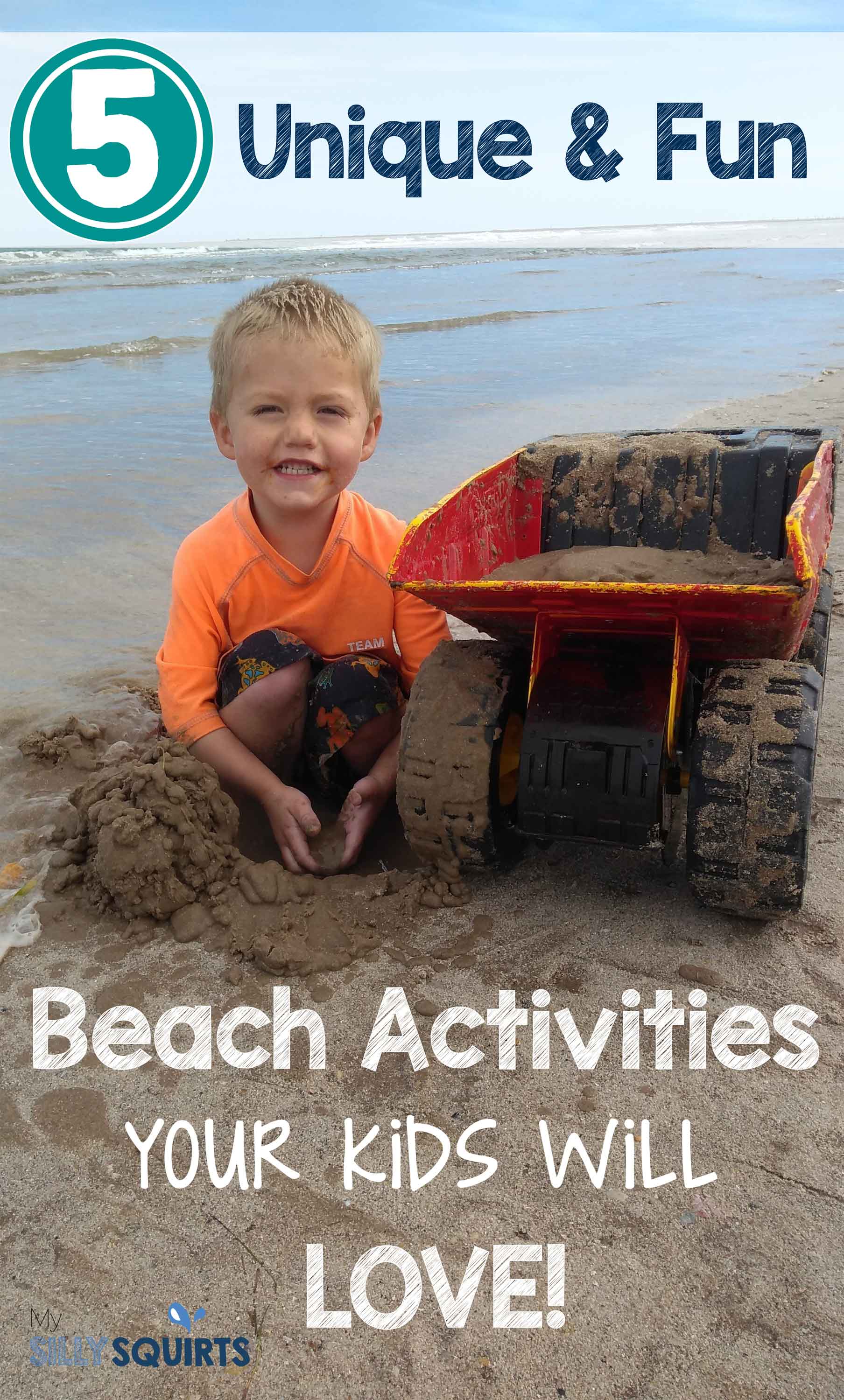 5 Unique beach activities your kids will LOVE - My Silly Squirts