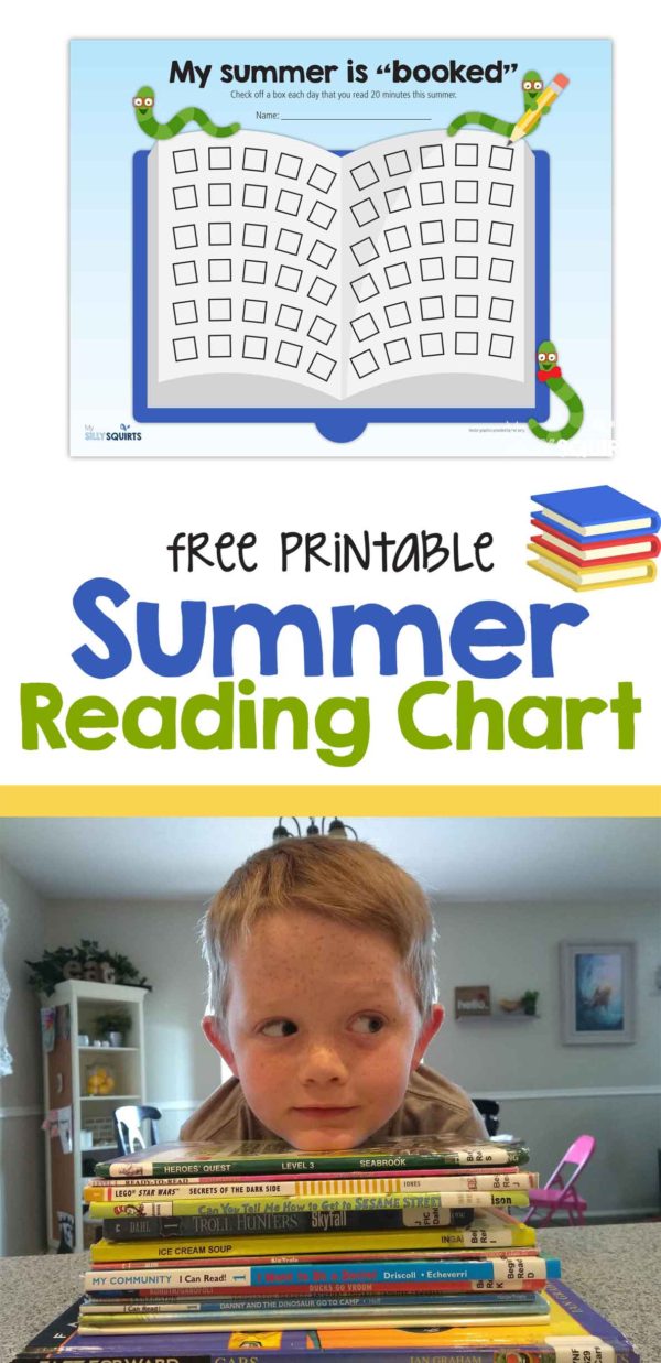 FREE Summer Reading Chart and other helpful tips - My Silly Squirts