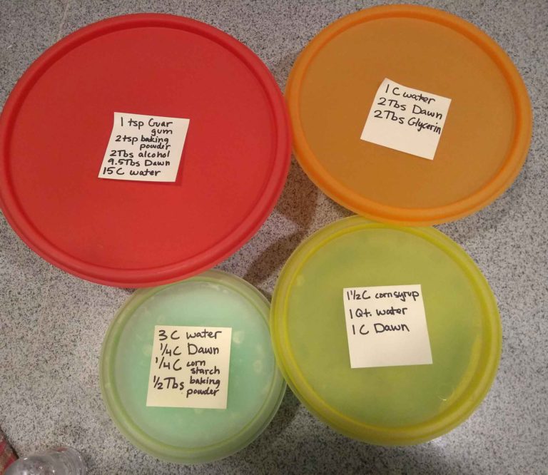 I found the best giant bubble recipe. Here are the results. - My Silly ...