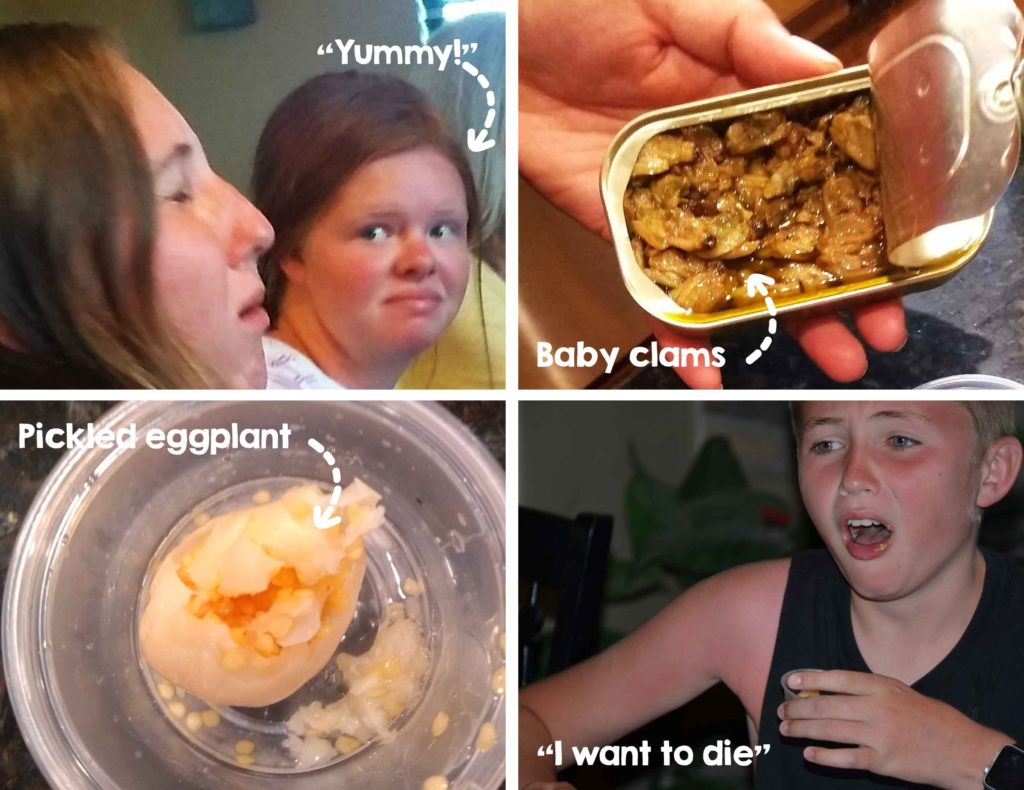 100 Fear Factor Food Challenge ideas for your next party - My Silly Squirts