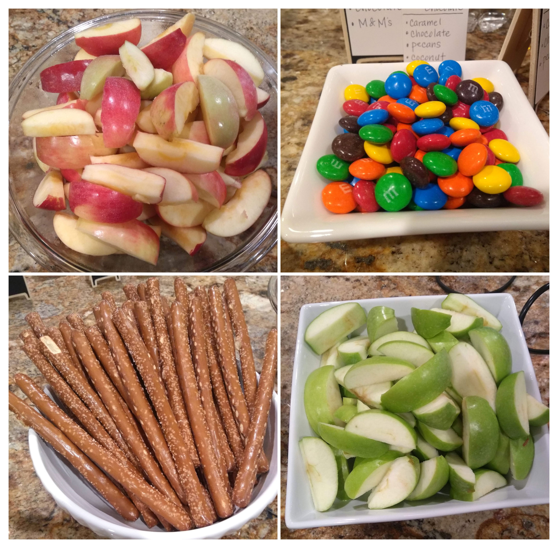 How to make a caramel apple bar (with free printable topping labels ...