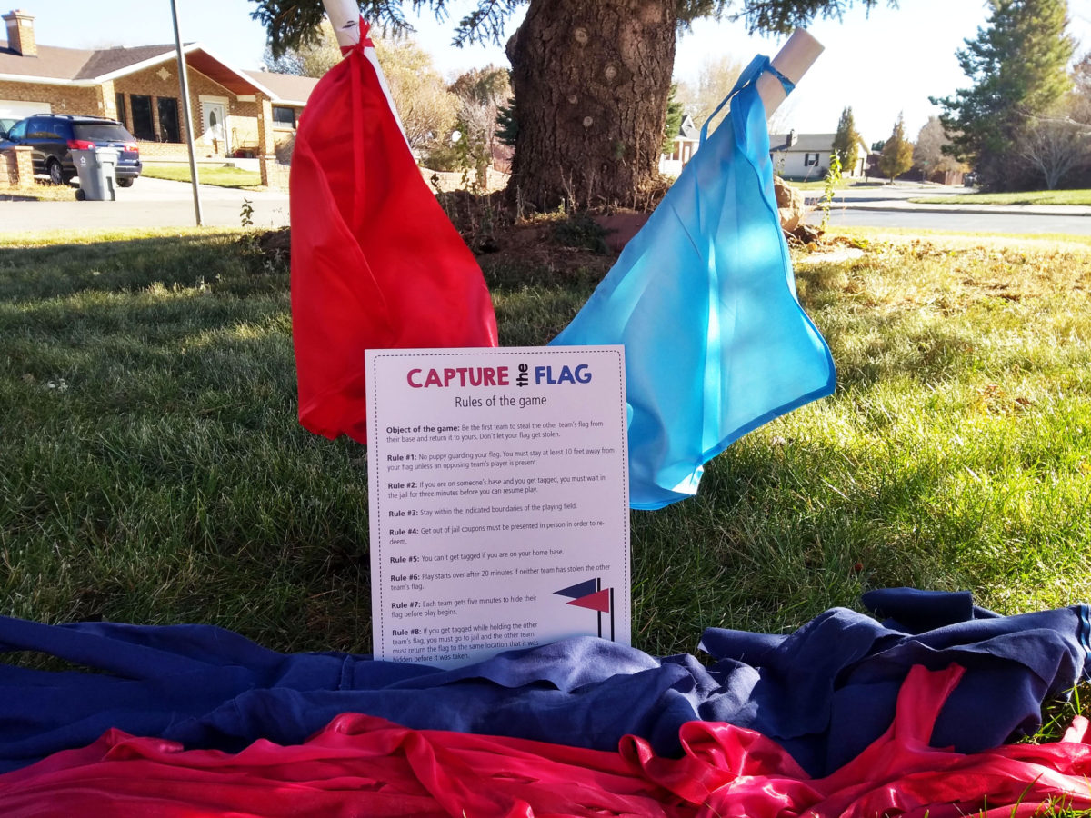 Throw a Capture the Flag Birthday Party - My Silly Squirts