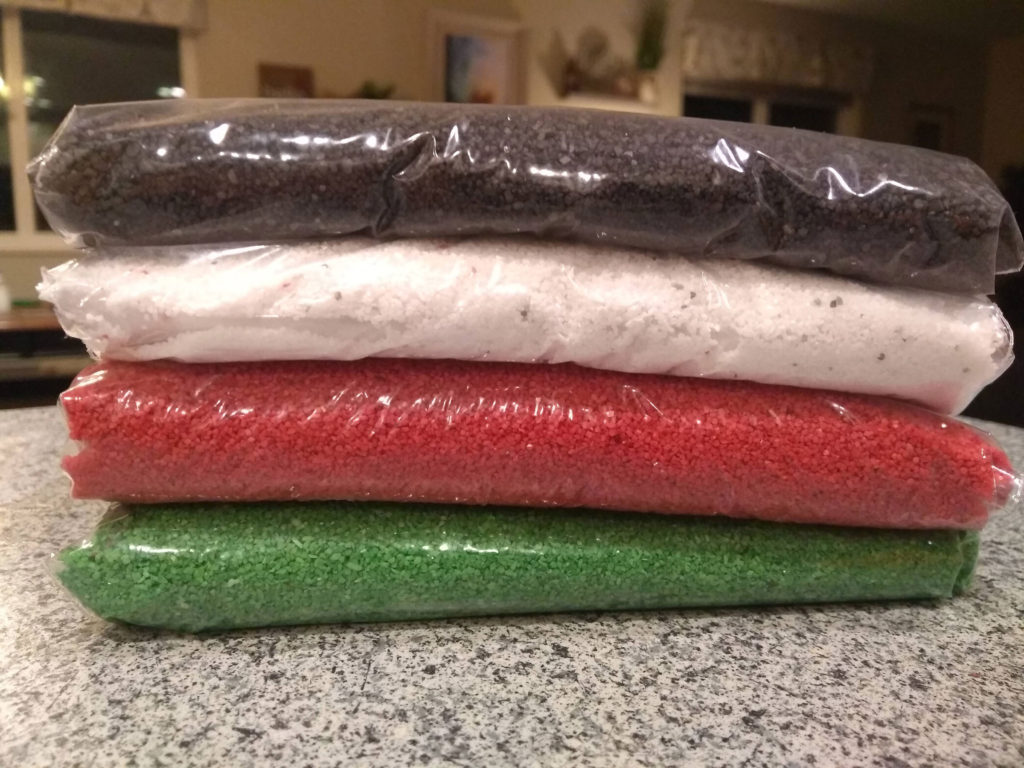 Festive and fun Christmas Sand Art craft for kids - My Silly Squirts