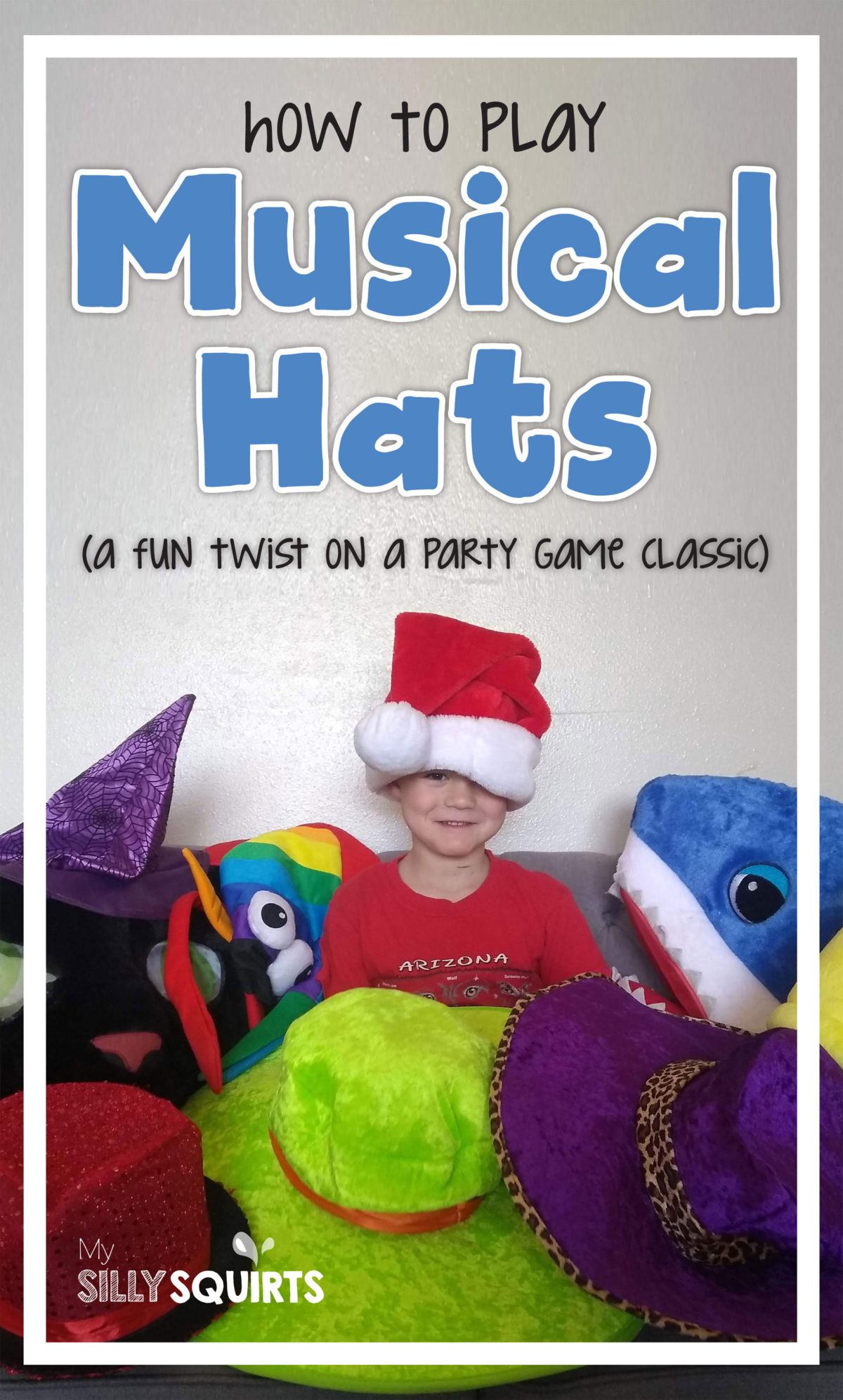 Musical hats kids party game - My Silly Squirts