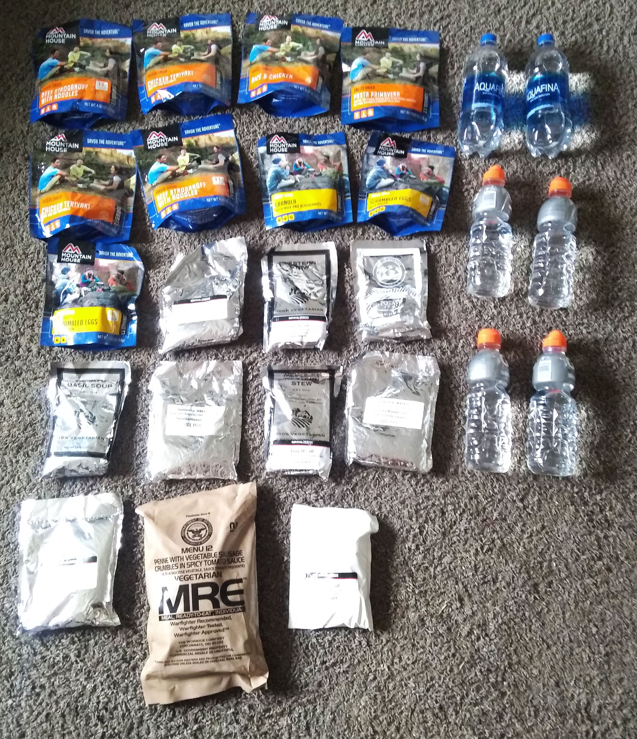 Are you ready? 72-hour kits for family of six - My Silly Squirts