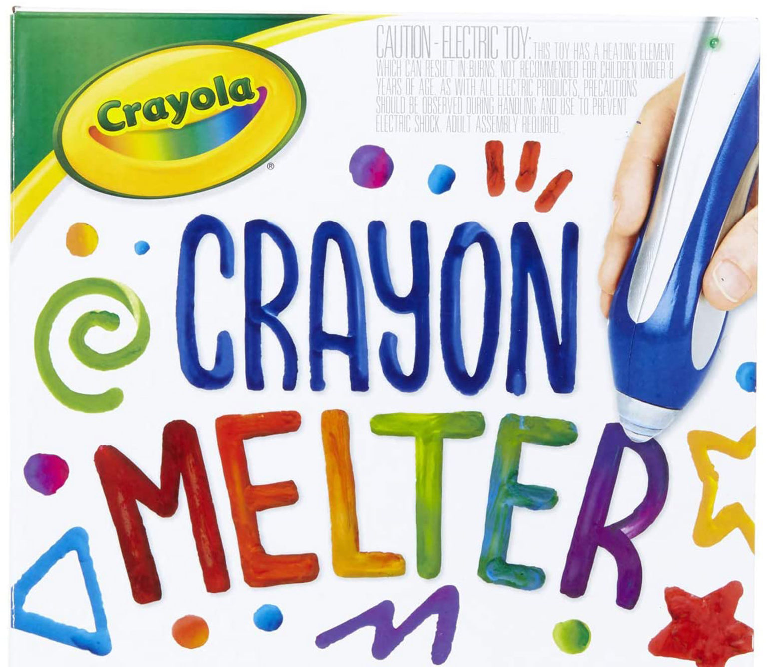 Creative crayon shaving canvas art - My Silly Squirts