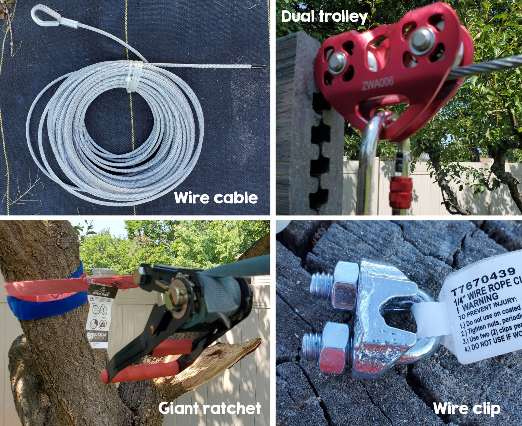 How to build your own amazing backyard zip line - My Silly Squirts