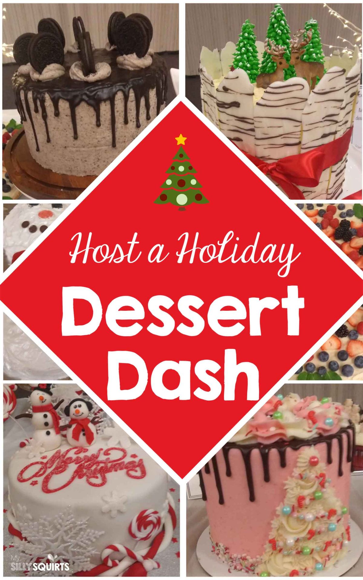 Host a Dessert Dash for your next holiday party - My Silly Squirts