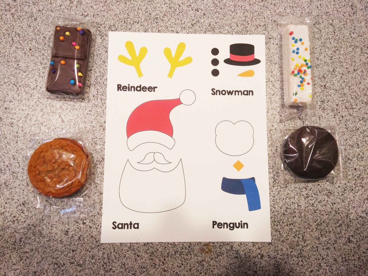 Cute Little Debbie Christmas craft (free printable) - My Silly Squirts