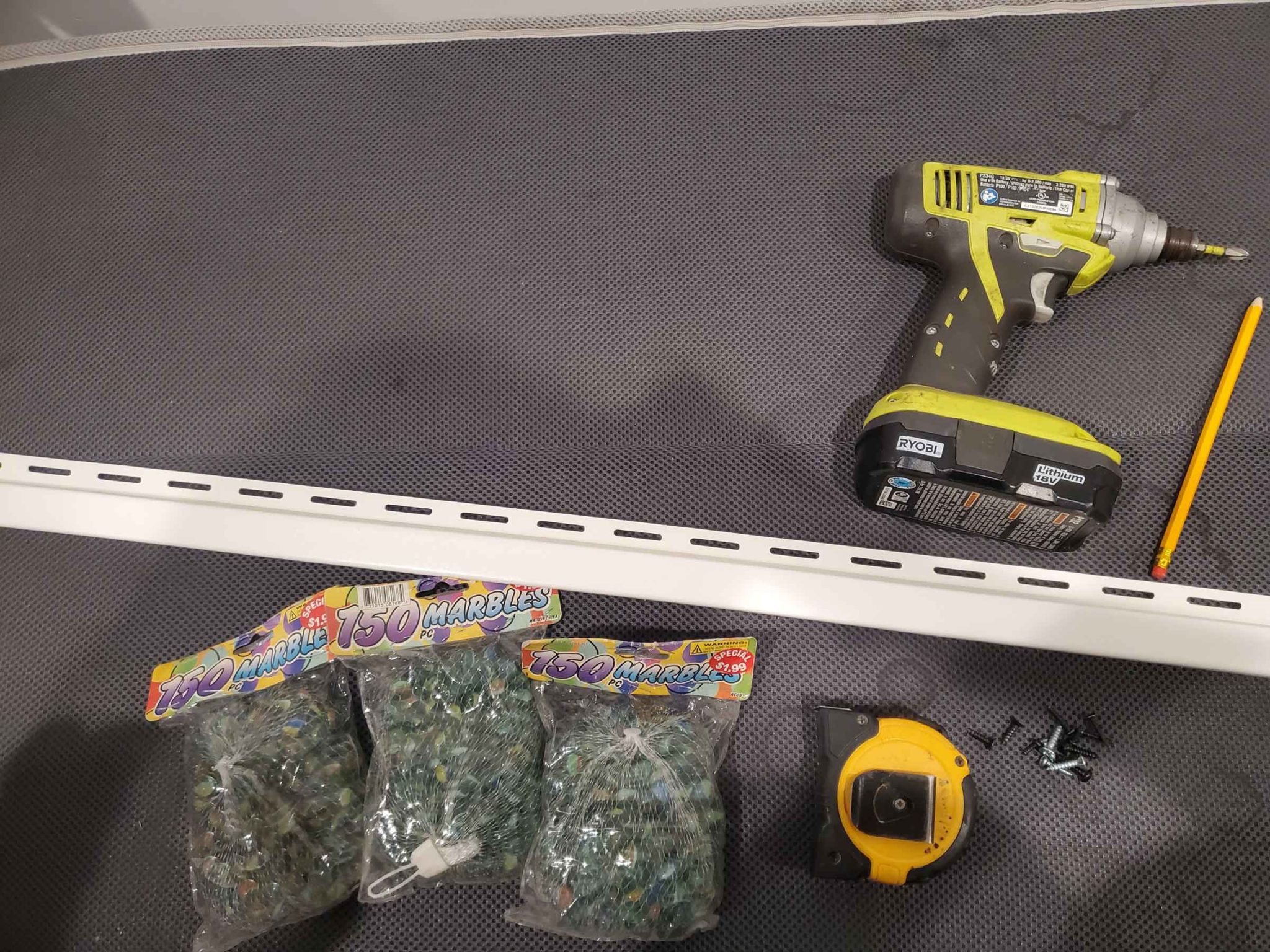 DIY wall marble run for only $10! - My Silly Squirts