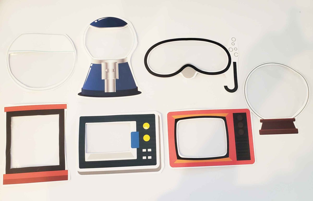 Cute puffy paint plastic cutouts for kids - My Silly Squirts