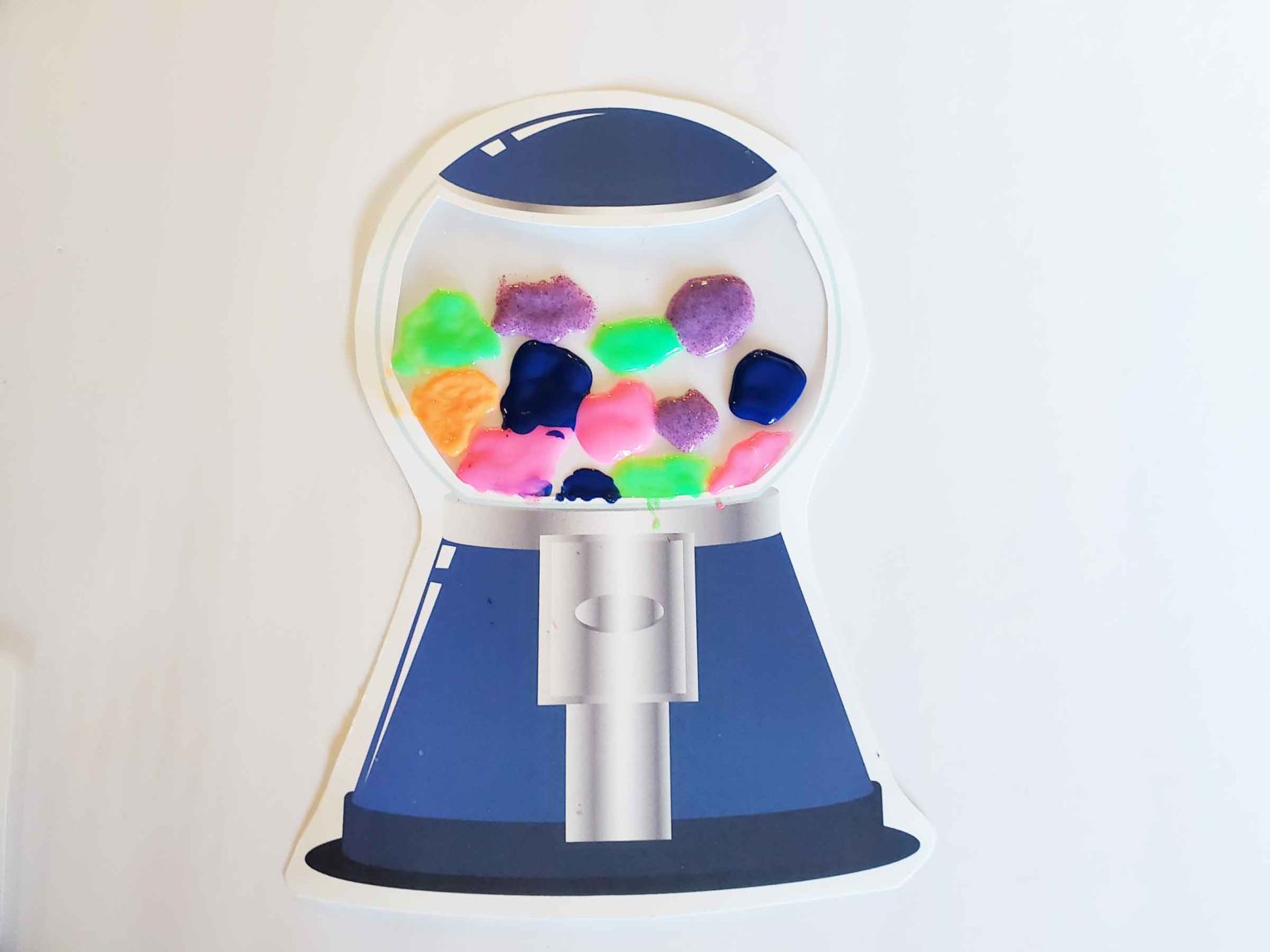 Cute puffy paint plastic cutouts for kids - My Silly Squirts