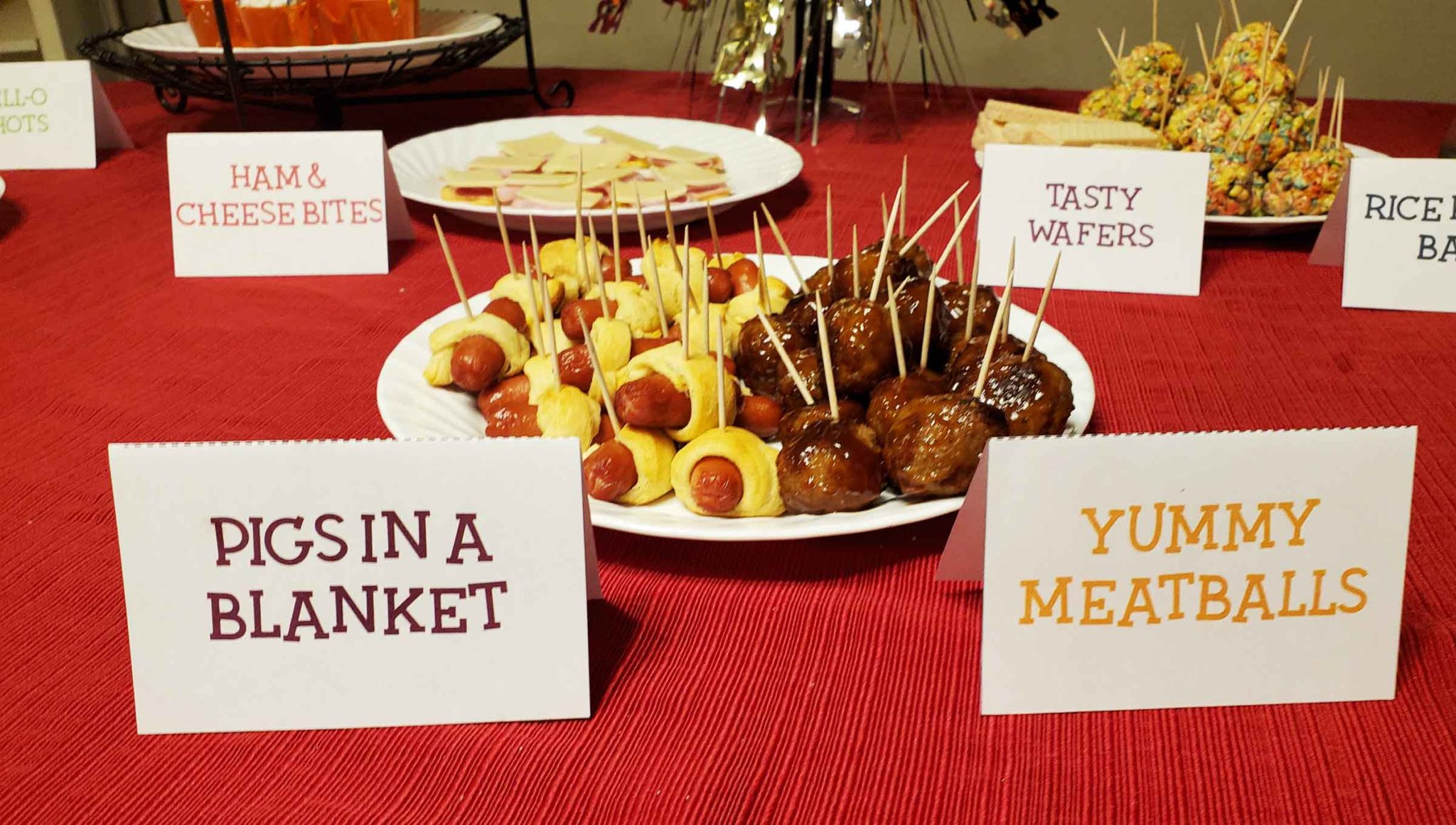 11 super easy kids appetizers with free printable labels - My Silly Squirts