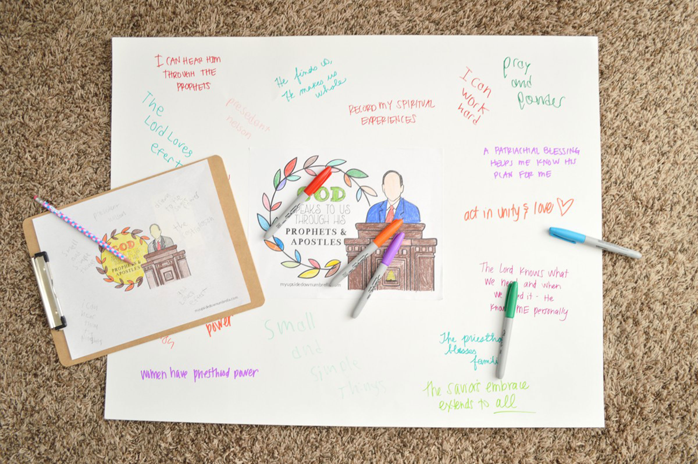 10+ of the best FREE LDS General Conference printables on the Internet ...