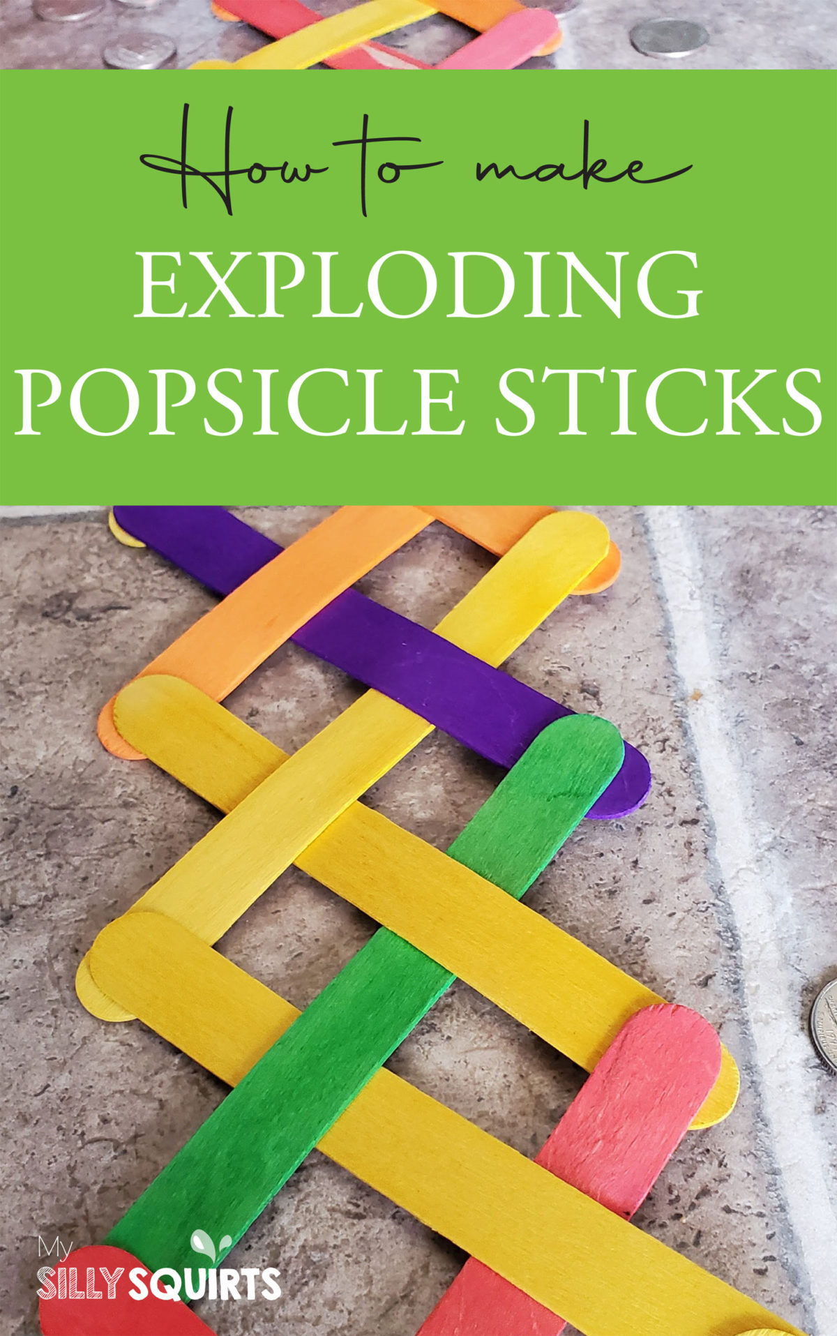 How to make exploding popsicle sticks in six easy steps - My Silly Squirts