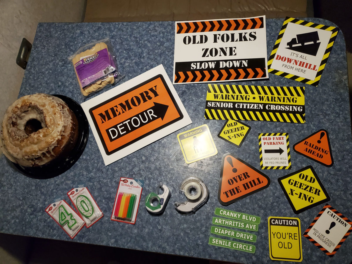 Print your hilarious Over the Hill printables - My Silly Squirts