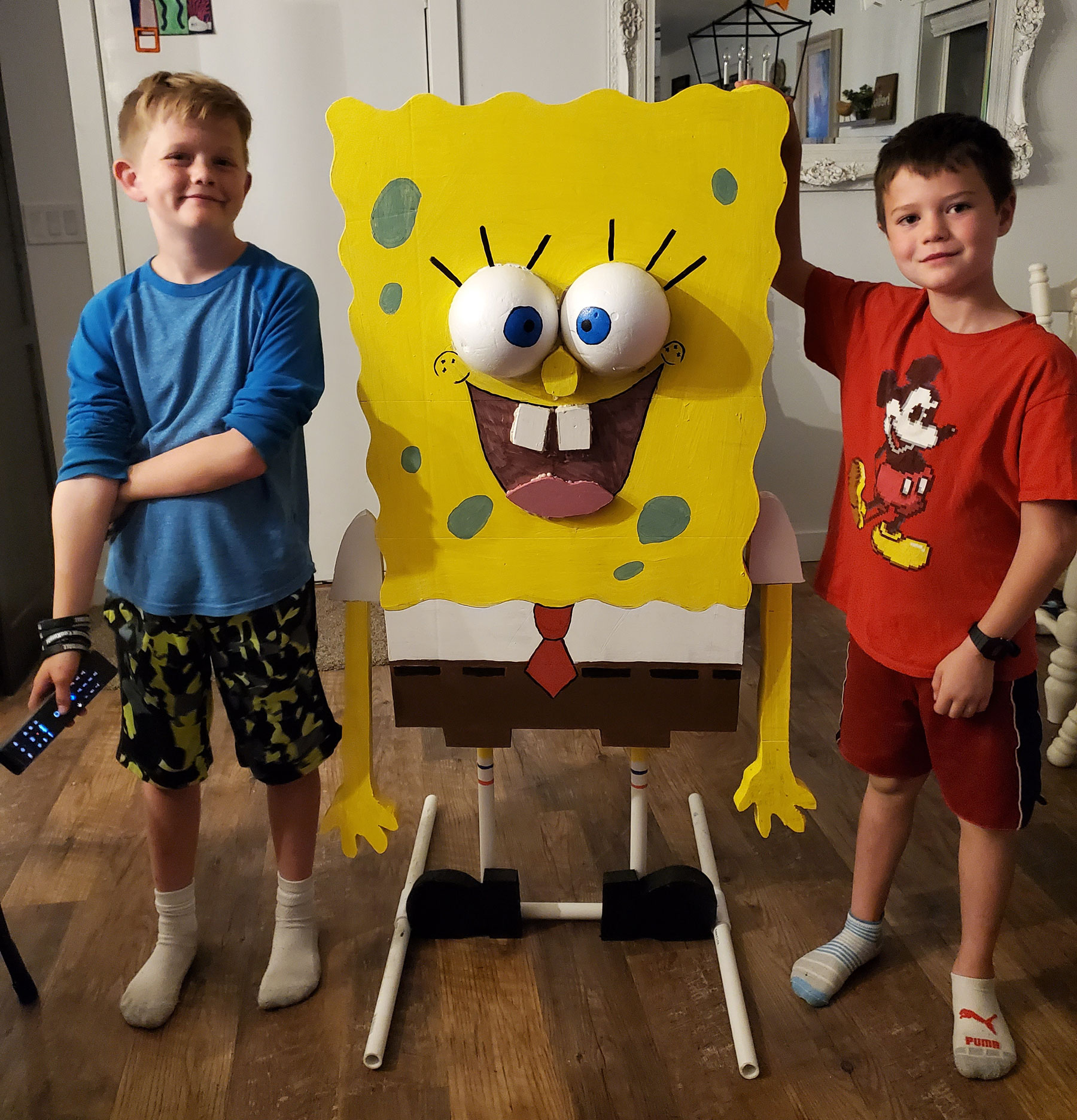How to make a life-size Spongebob Squarepants - My Silly Squirts