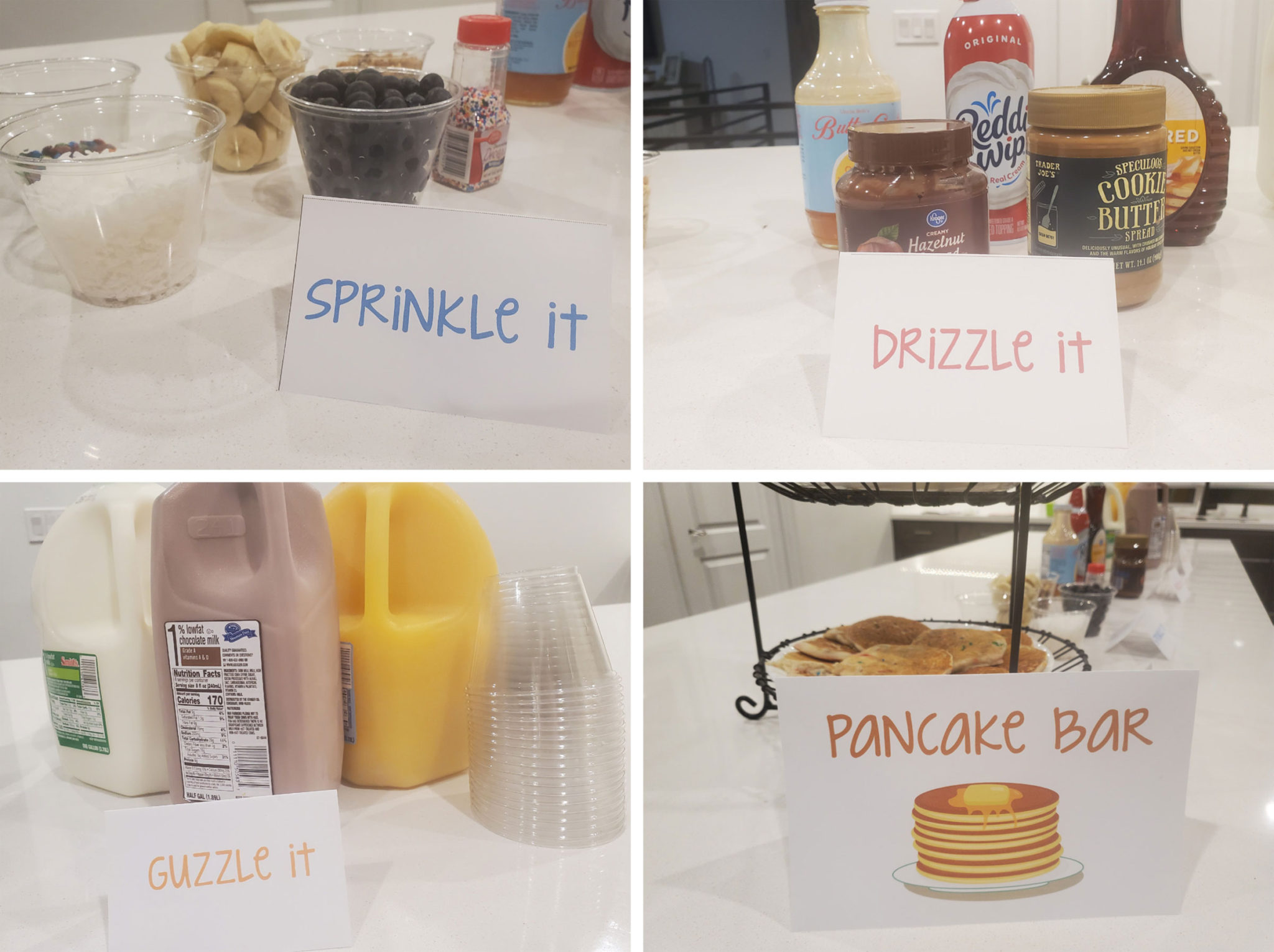 Yum! How to make a pancake buffet (with free printable labels) - My ...