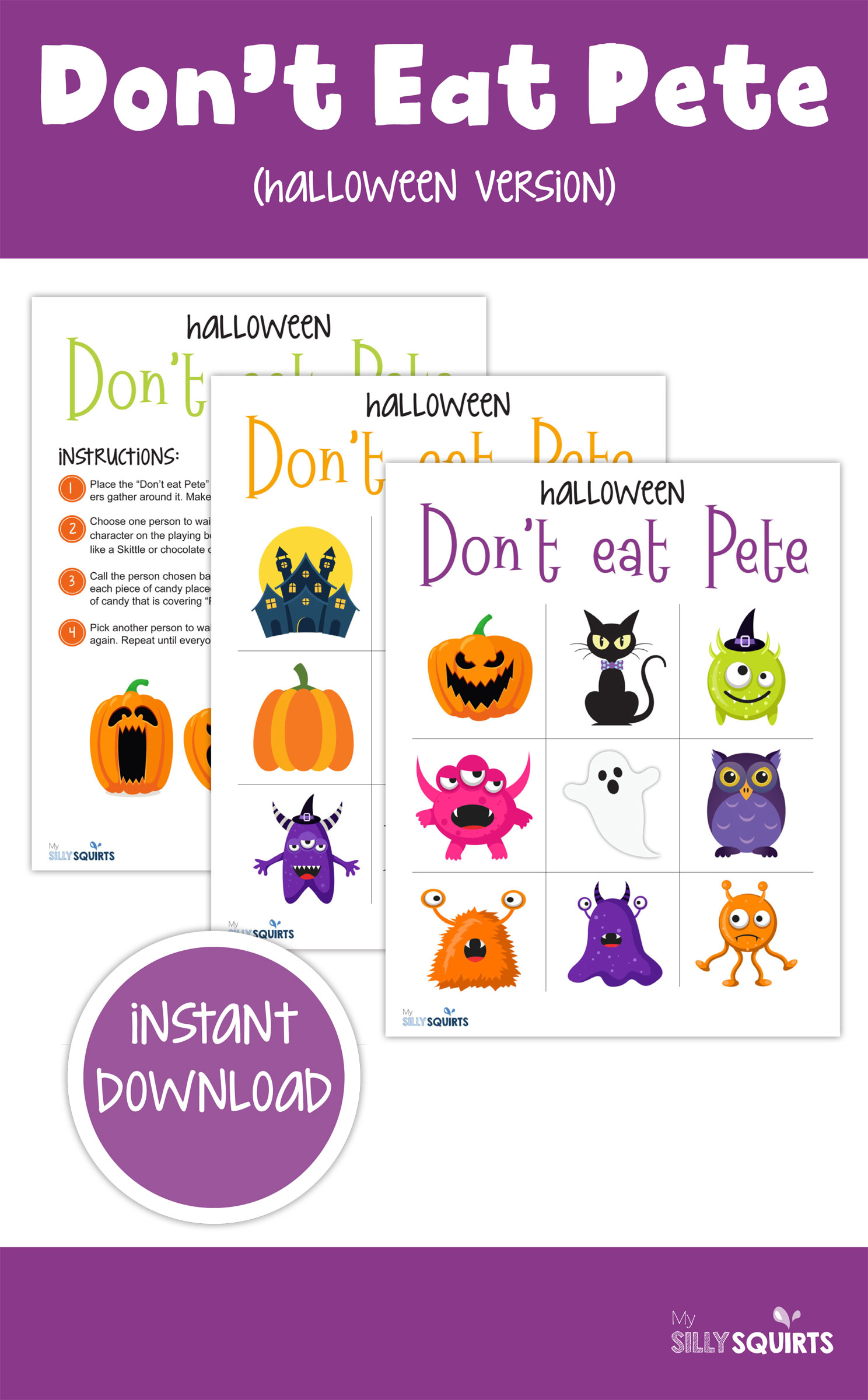 Don't Eat Pete: One of the best Halloween party games - My Silly Squirts