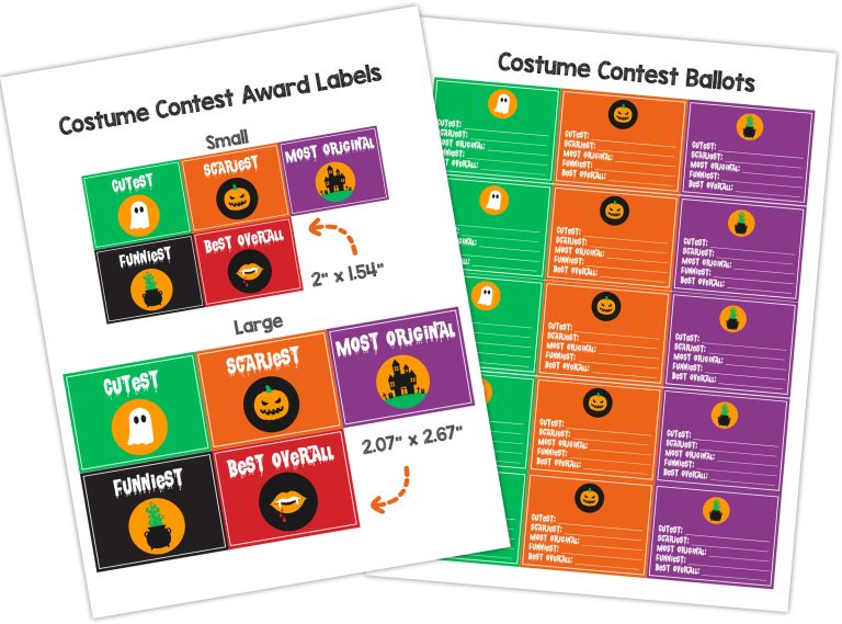 Do-it-yourself Halloween costume contest trophies (with printable ...