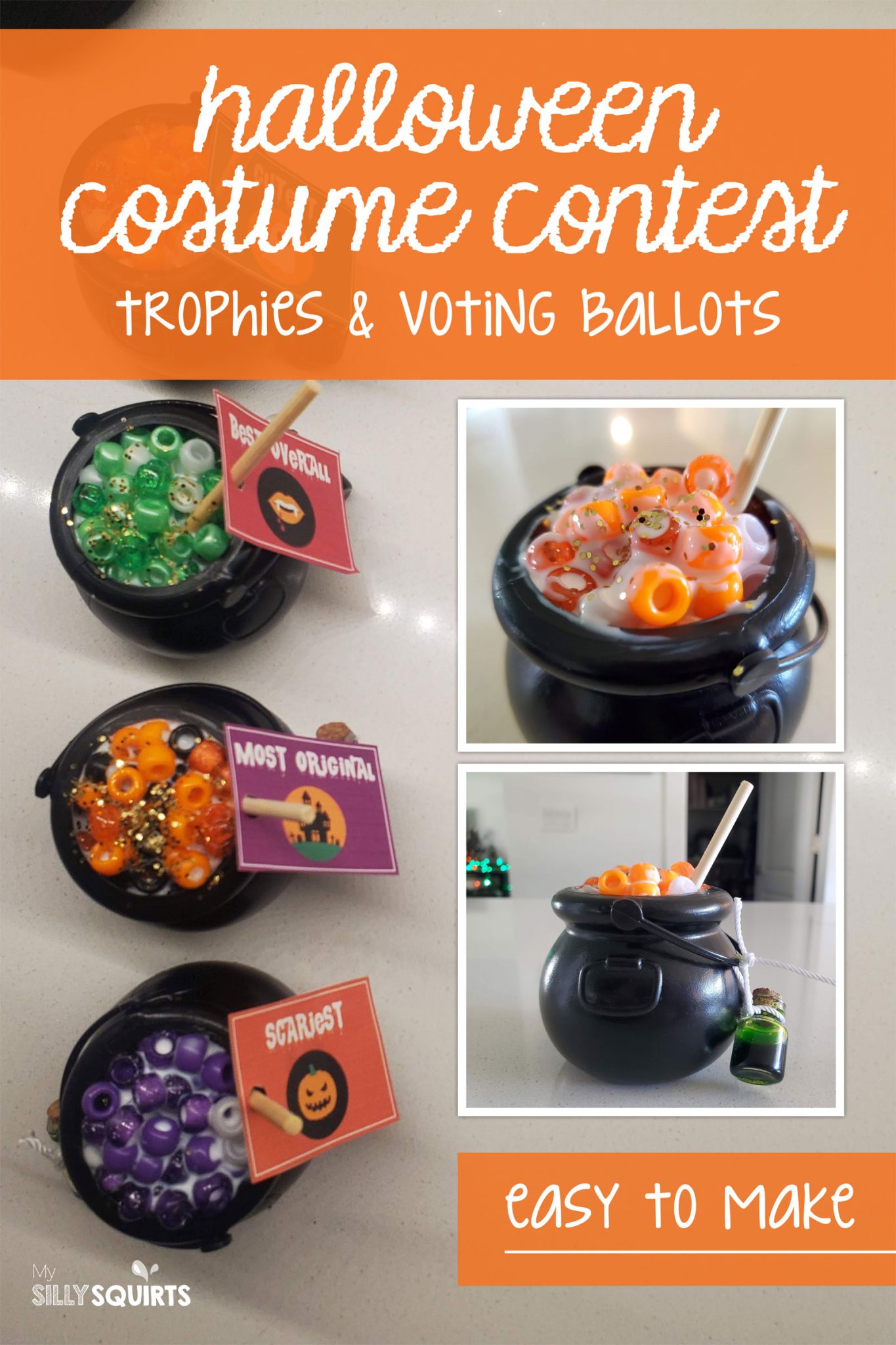 Do-it-yourself Halloween costume contest trophies (with printable ...