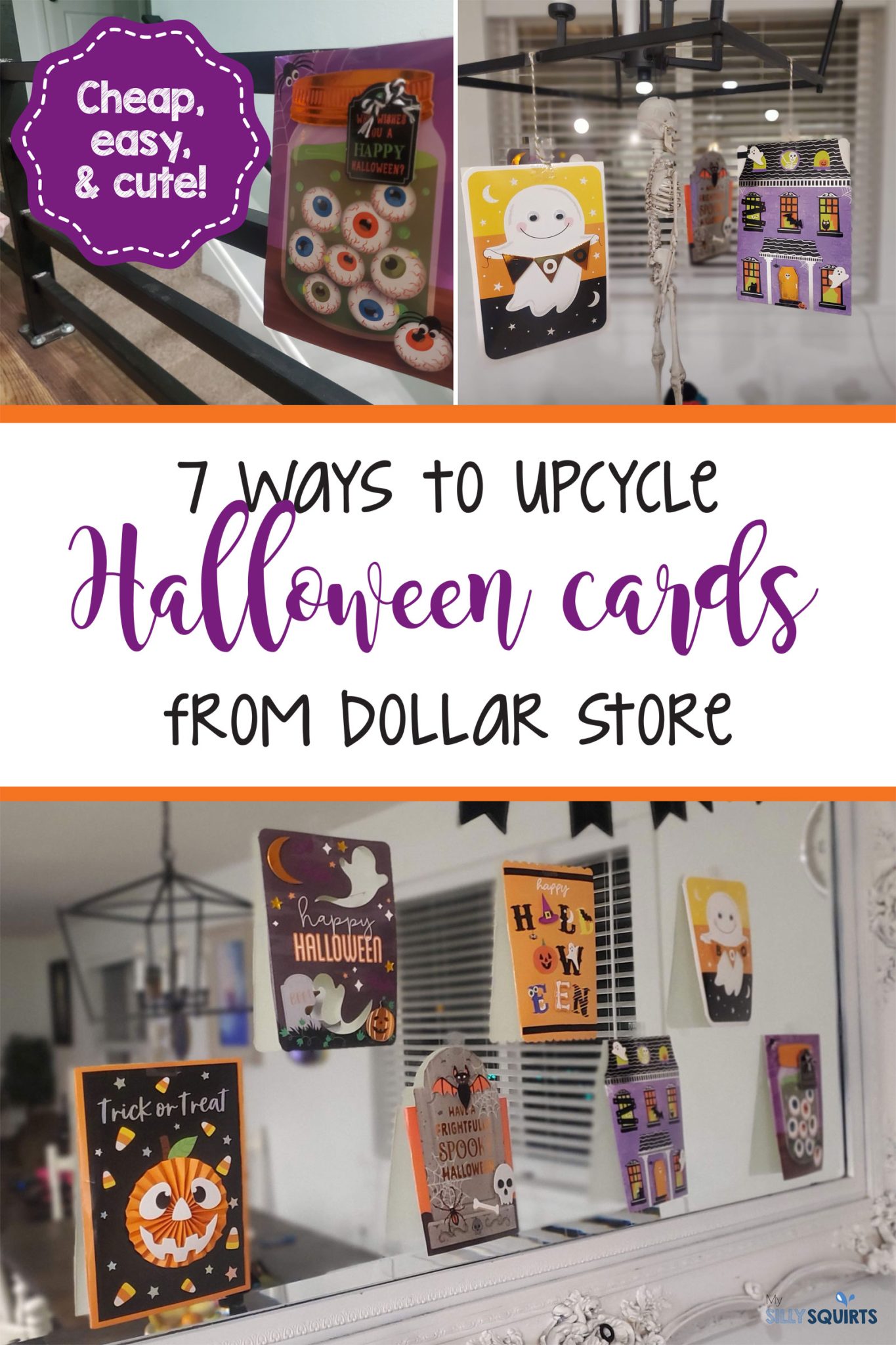 Dollar store hack: 7 ways to upcycle Halloween greeting cards - My ...