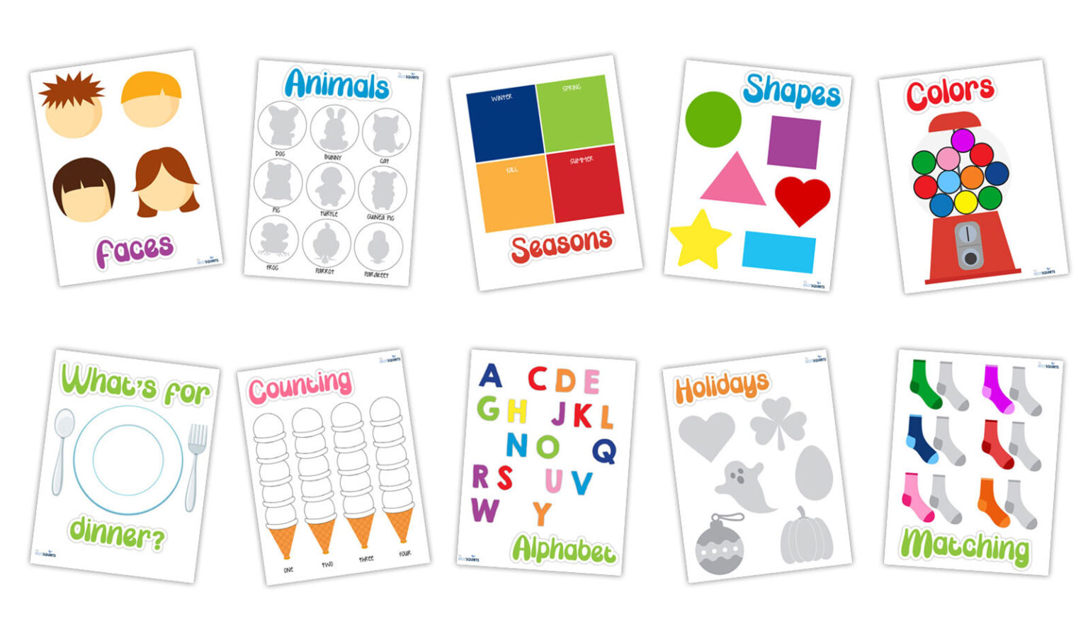 Check out this printable DIY quiet book for toddlers - My Silly Squirts