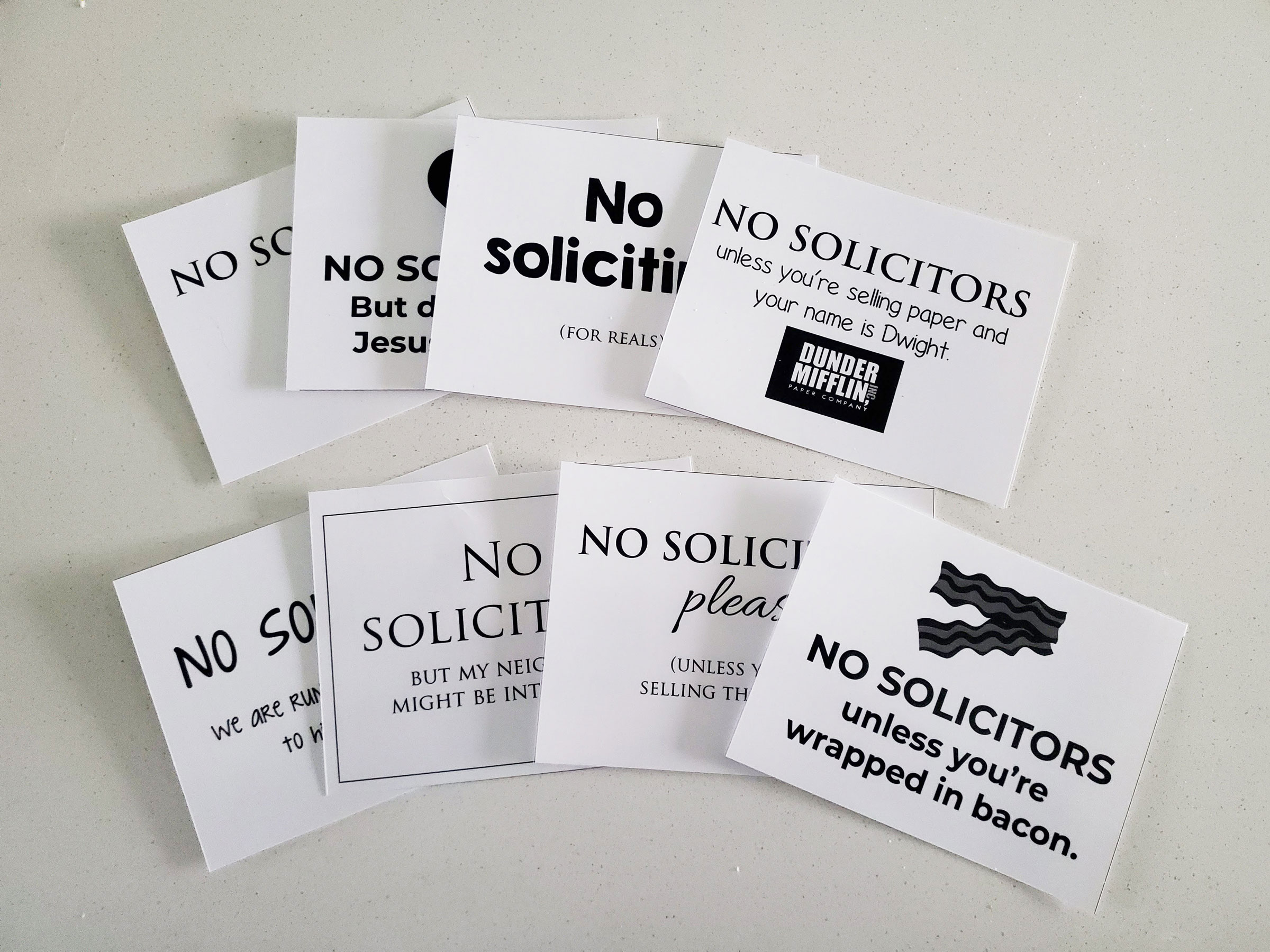 Spice up your front porch with these funny no soliciting signs - My ...