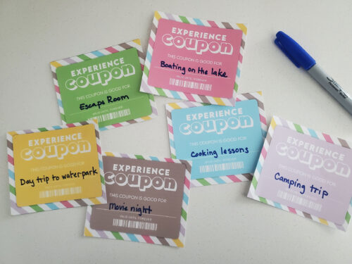 Ditch the toys and create memories with experience coupons (plus 85 ...