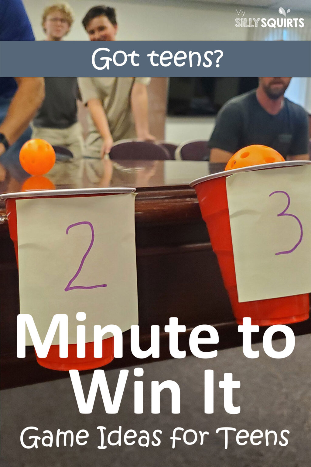 30 Easy and fun Minute to Win It games for teens - My Silly Squirts
