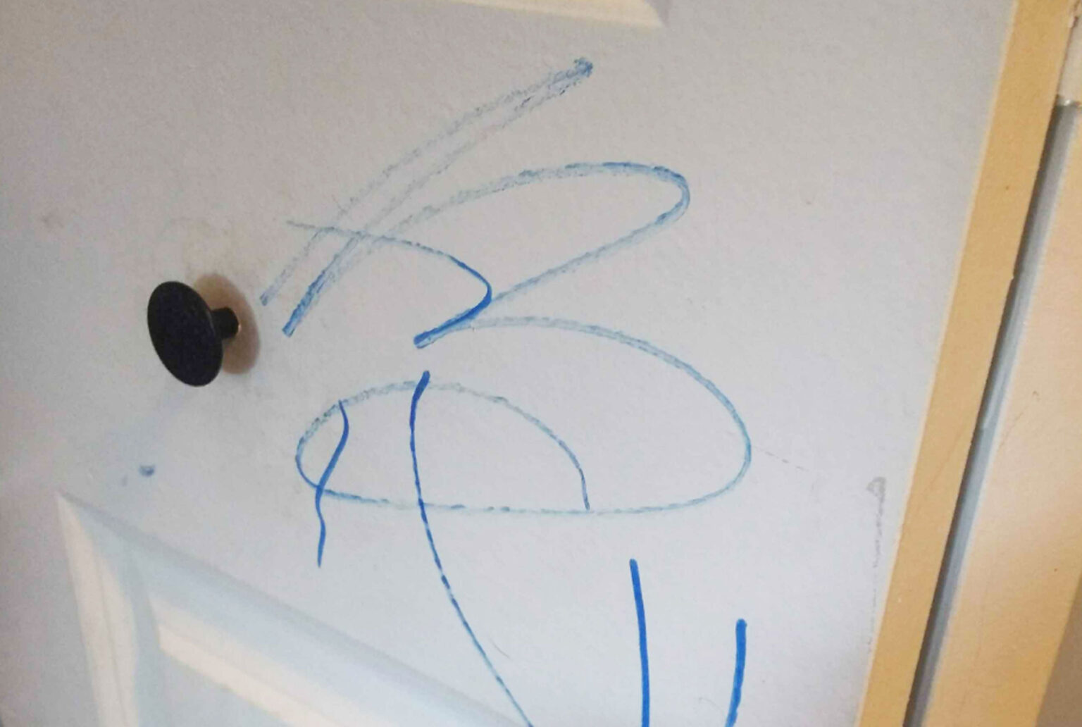 I tested 10 ways to remove crayon off walls. Here's the best one. - My ...