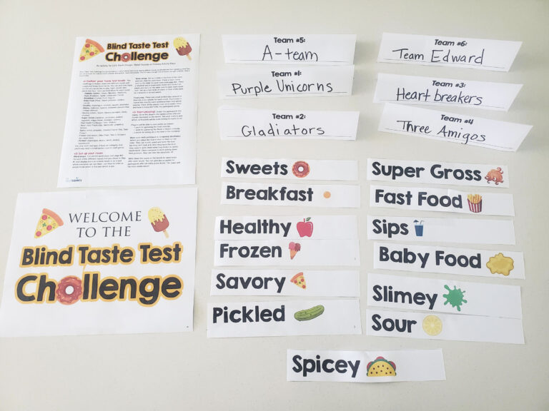 How to host a Taste Test Challenge for your LDS youth group - My Silly ...