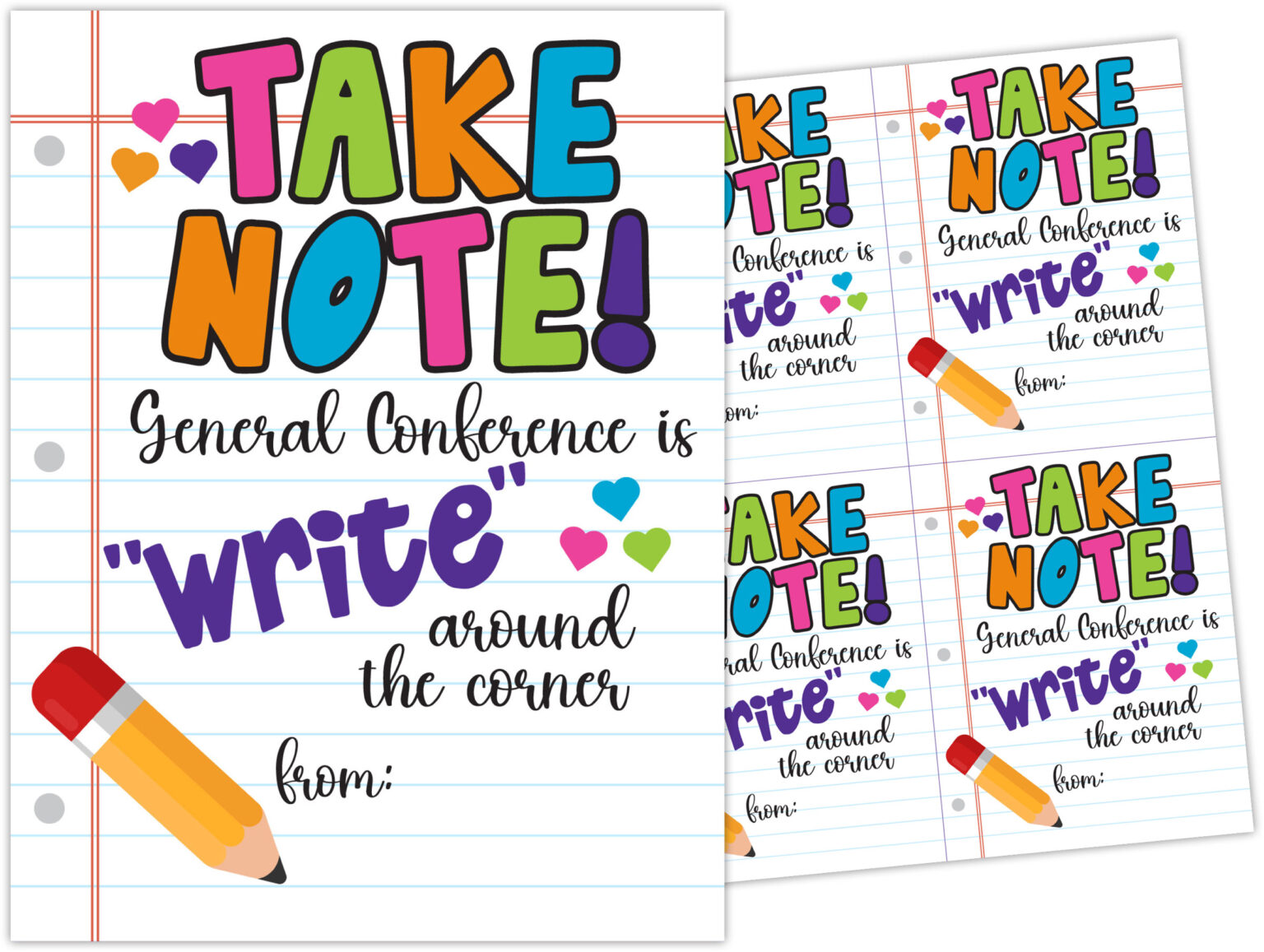 Here's the BEST LDS General Conference printable reminder gift tag - My ...