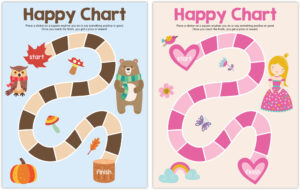Happy Chart: A reward chart printable that focuses on positive behavior ...