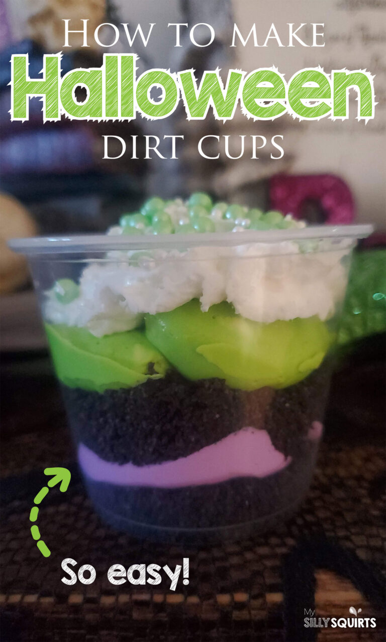 Make these spooky Witch's Brew Halloween Dirt Cups in three easy steps ...