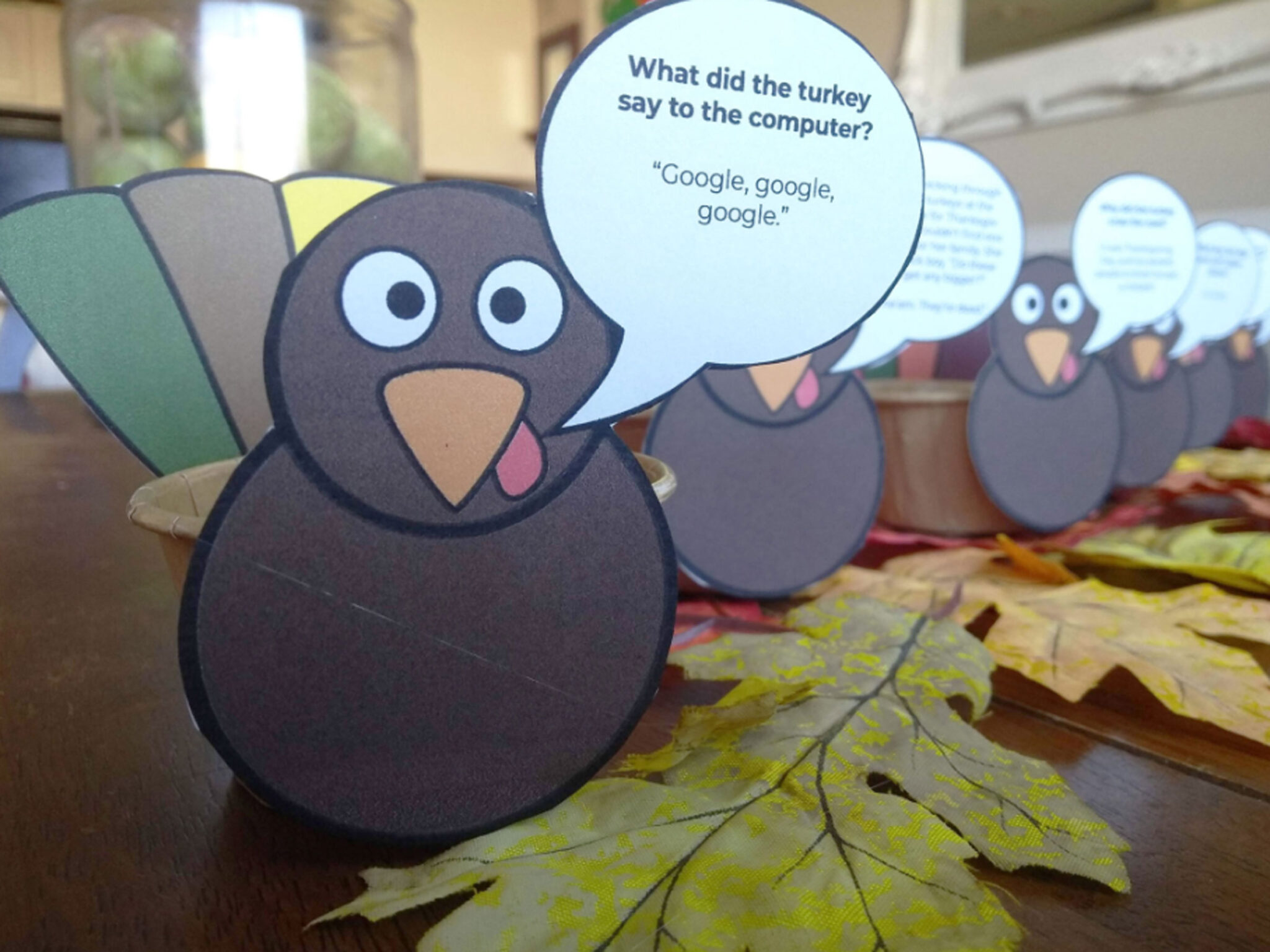 Easy Thanksgiving play dough turkey craft for kids - My Silly Squirts
