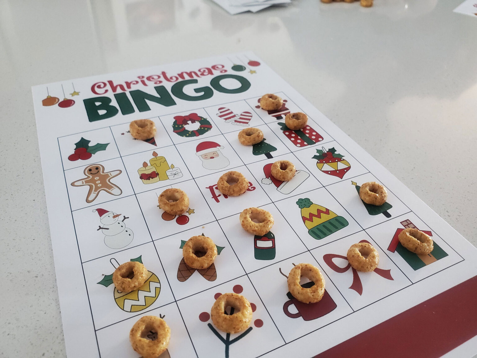 Do-it-yourself Christmas Bingo printable in two easy steps - My Silly ...