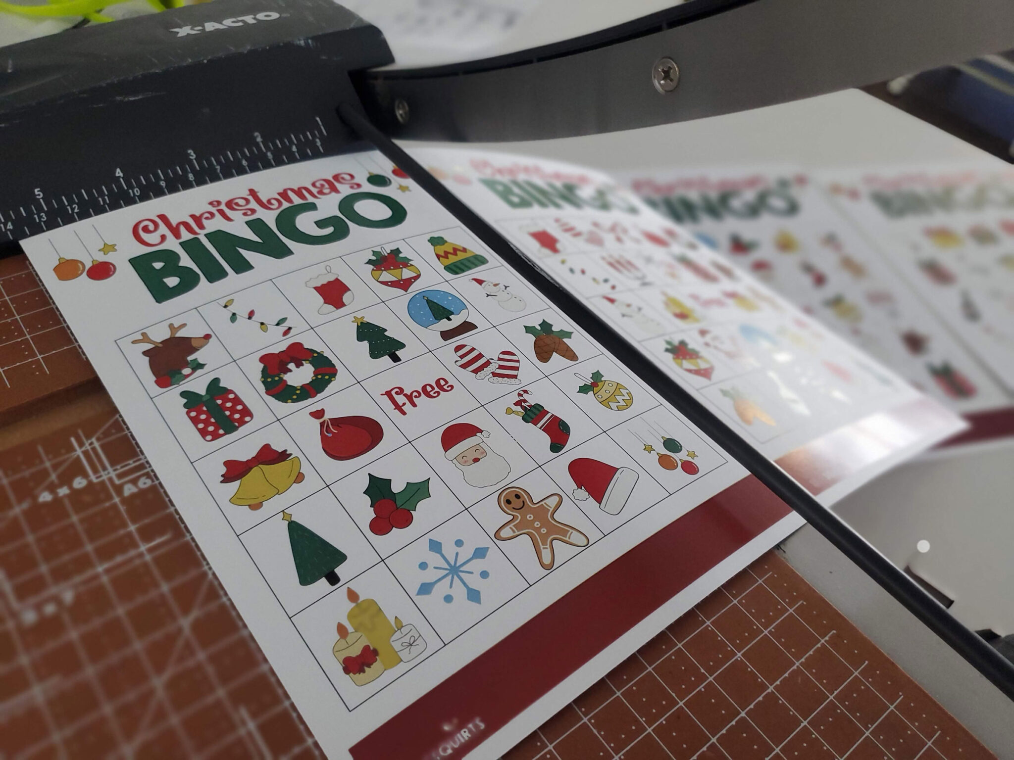 Do-it-yourself Christmas Bingo printable in two easy steps - My Silly ...