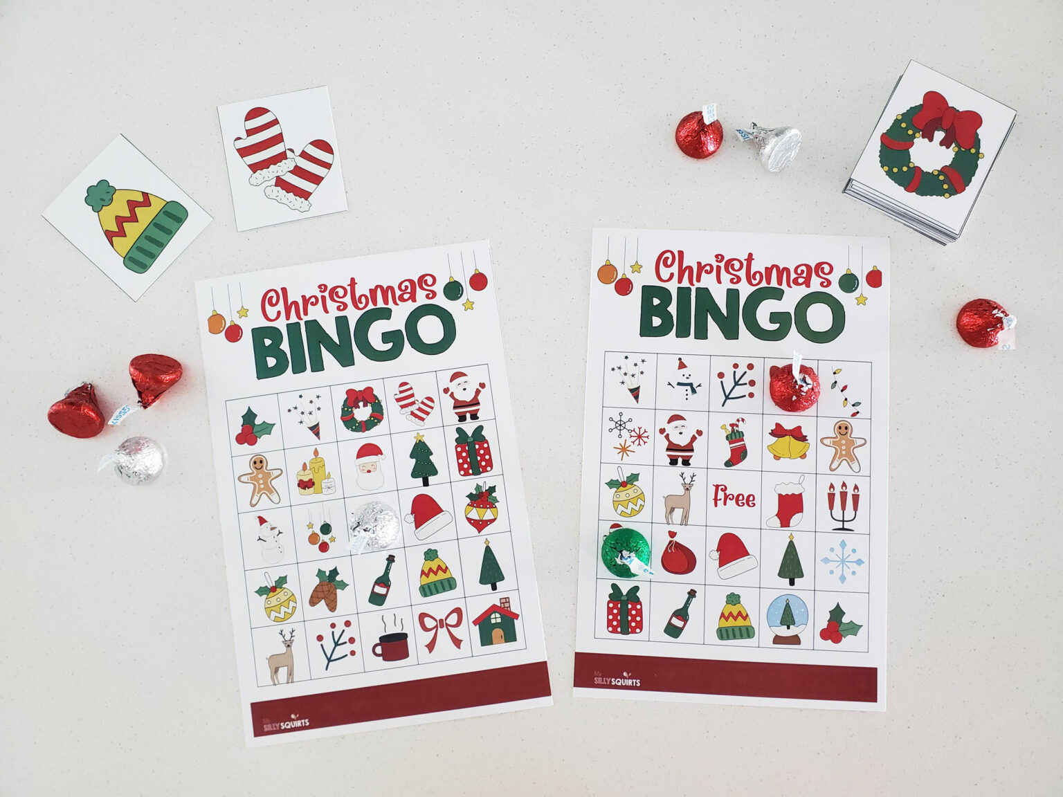 Do-it-yourself Christmas Bingo printable in two easy steps - My Silly ...