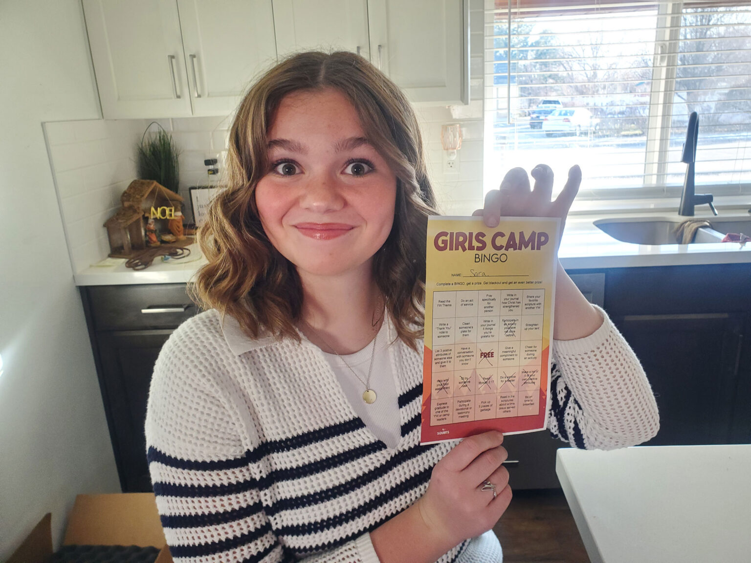 Girls Camp BINGO: One of the best LDS girls camp games - My Silly Squirts