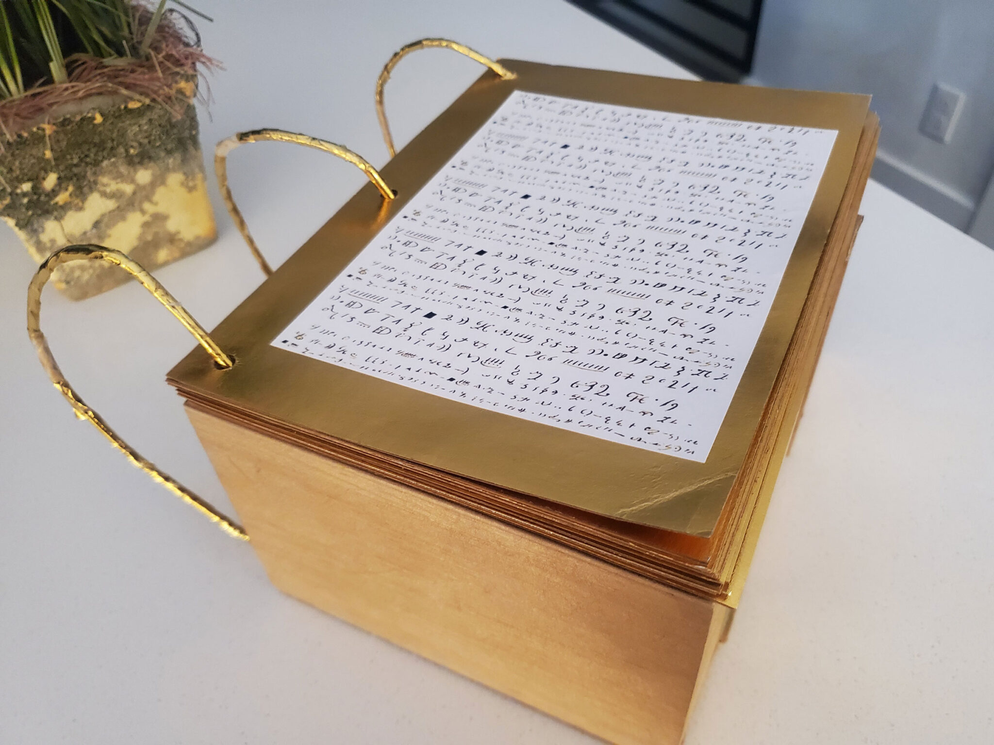 Make your own Book of Mormon LDS Gold Plates for under $30 - My Silly ...