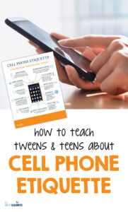 11 cell phone etiquette rules for teens (printable poster) - My Silly ...