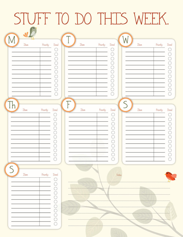 Get organized! 6 tips to making an effective to do list - My Silly Squirts