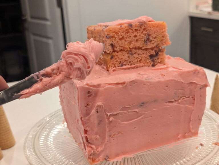 Super easy castle birthday cake for the non-baker - My Silly Squirts